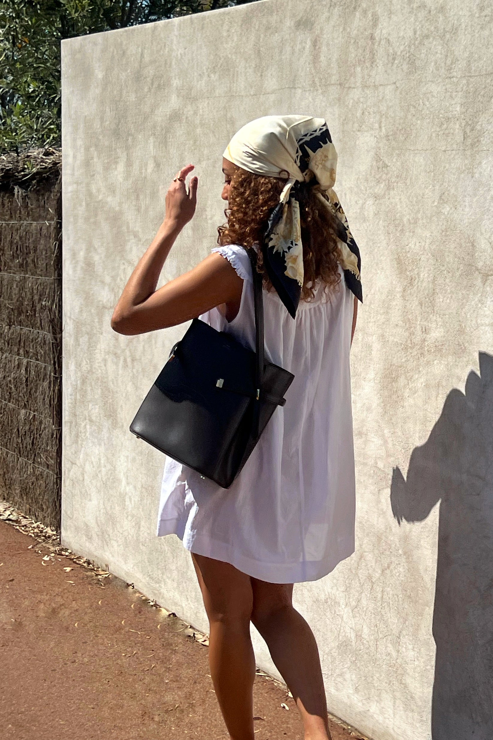 LANEWAY THE LABEL Antique Mini Dress in Ivory